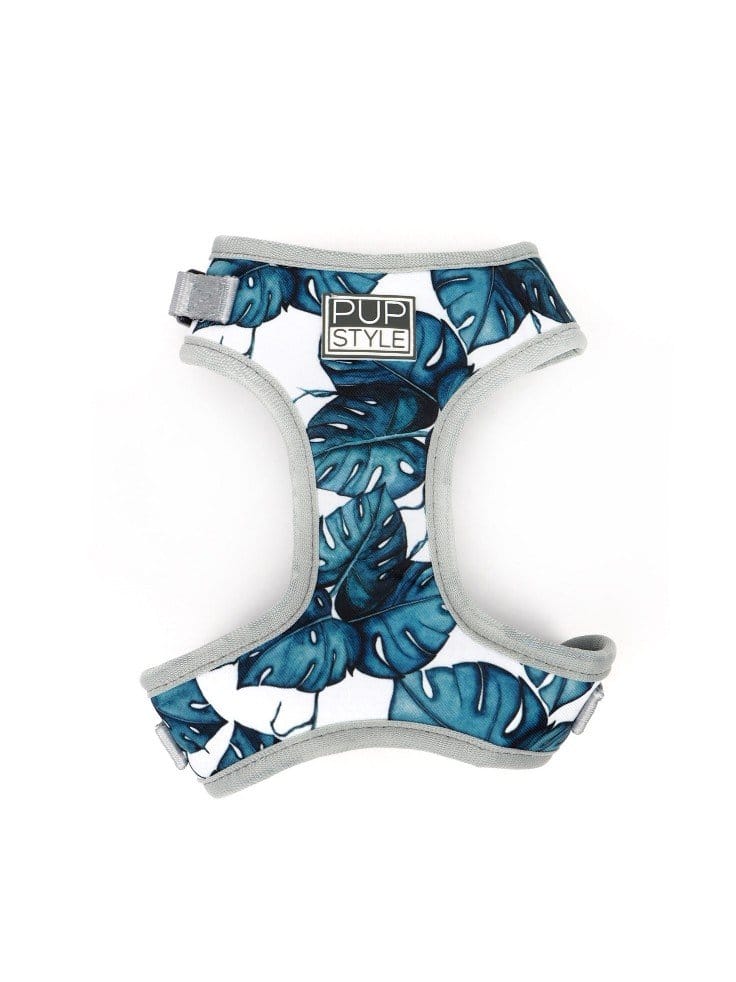 Palm Vibes dog harness vest with neck clip | PUPSTYLE Store